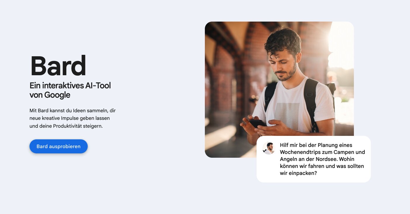 Google Bard als ChatGPT Alternative: Vergleich der KI-Modelle